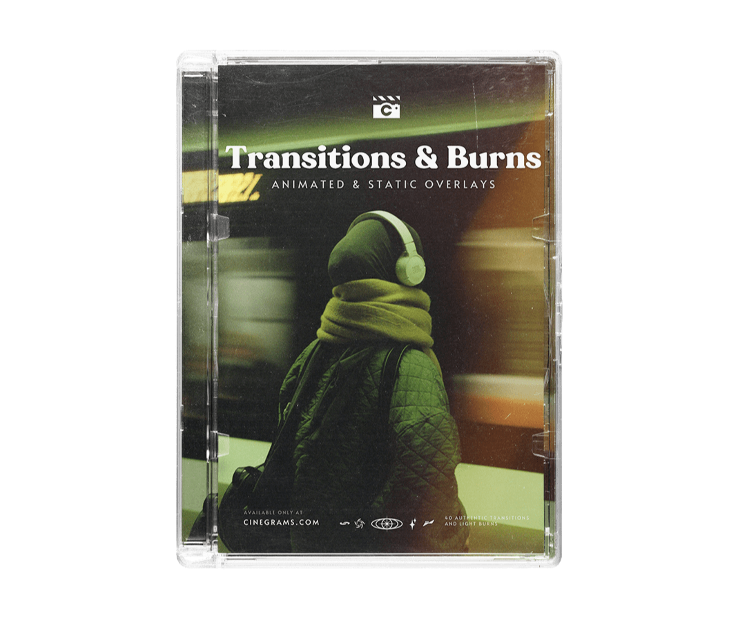 Film Transitions & Burns | Premium Overlays by Cinegrams
