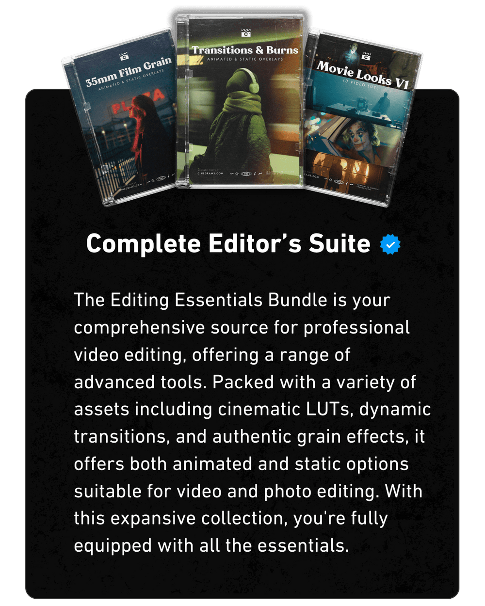 Editing Essentials Bundle | Premium Assets for Creators